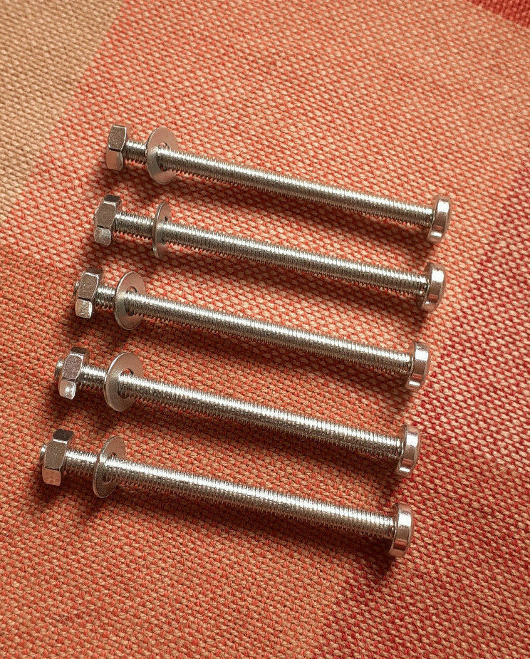 3mm x 40mm Long Pozidrive Machine Screw M3 Screws + Nuts + Washers Pack ...