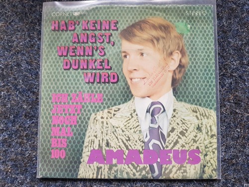 7" Single Vinyl Amadeus - Hab' keine Angst, wenn's dunkel wird | eBay
