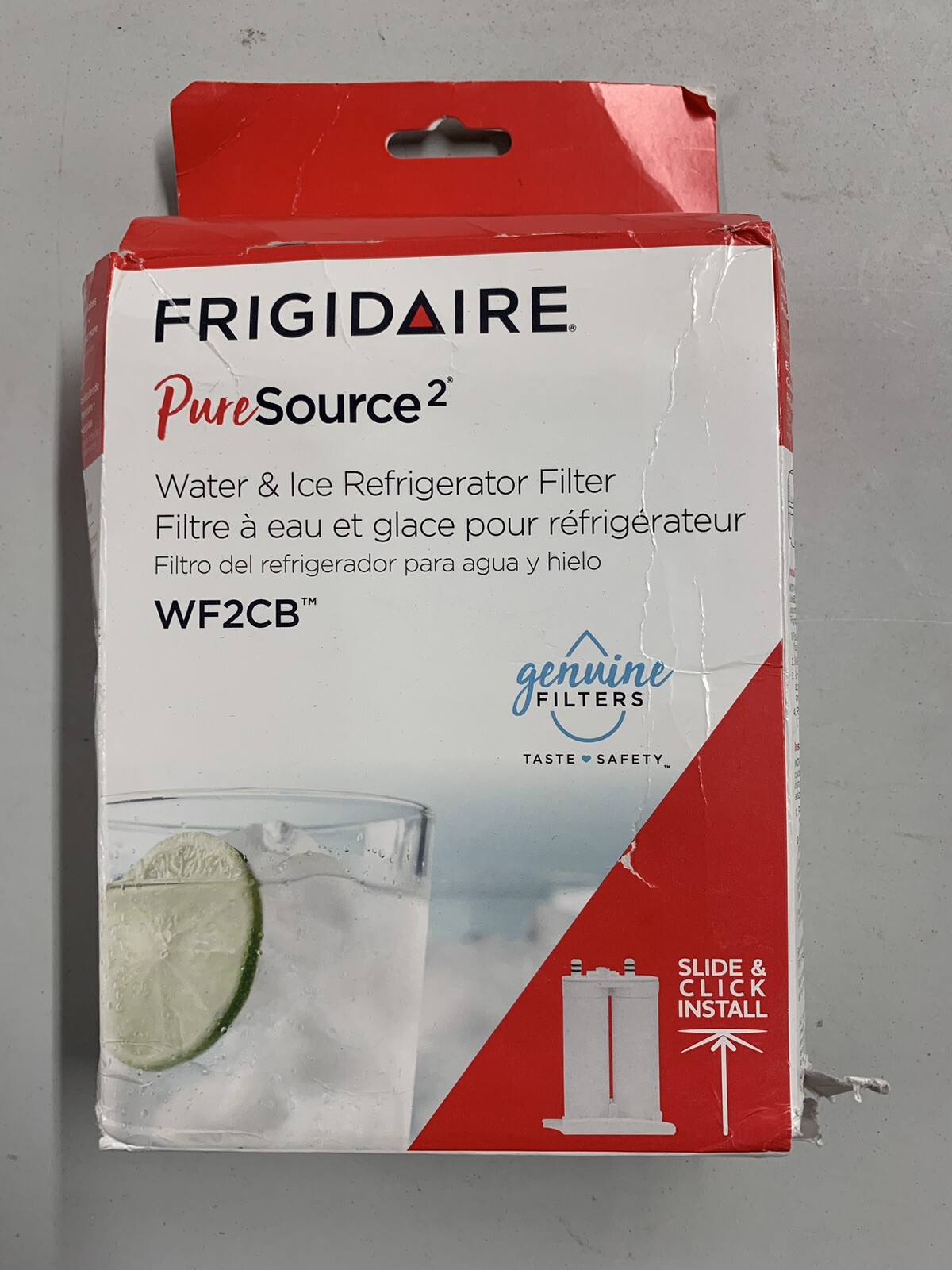Frigidaire Pure Source 2 Water & Ice Refrigerator Filter WF2CB ...