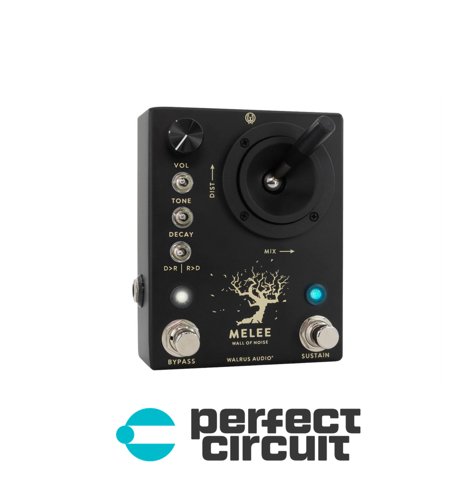 Walrus Audio Melee (Black) Reverb/Distortion Pedal EFFECTS DEMO PERFECT ...