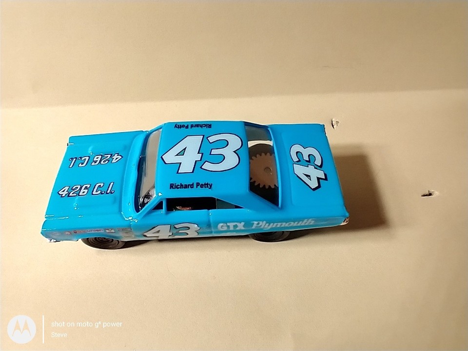 Richard Petty #43 Custom MoDeL MoToRING T-jet 1967 GTX New Dash T-jet ...