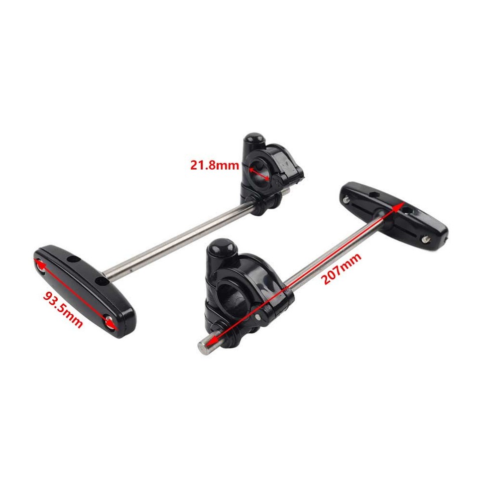 Universal Motorcycle 7/8 22mm Standard Handlebar Windshield Bracket ...
