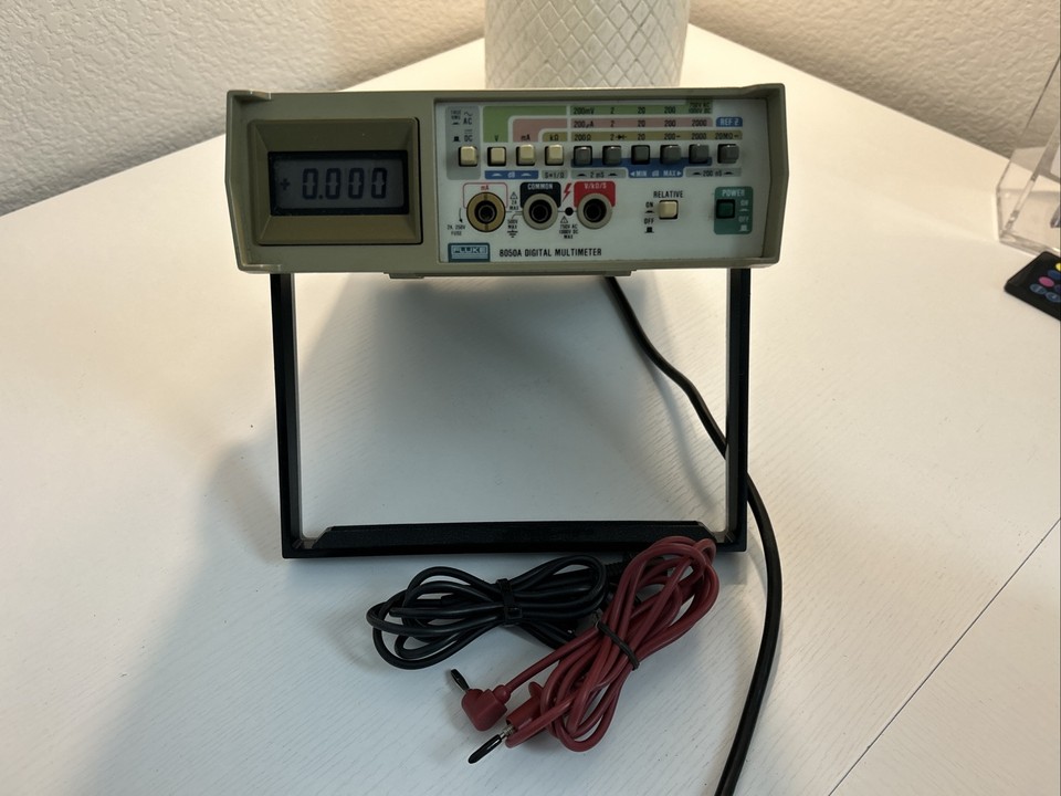 Fluke 8050A Digital Multimeter Portable Benchtop Laboratory Device With ...