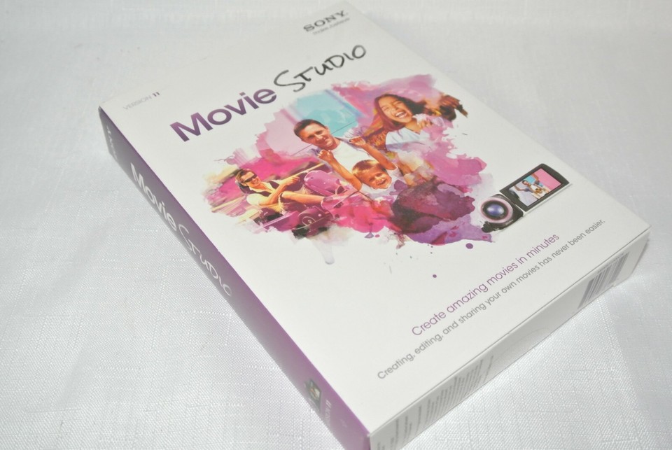 NEW- Sony Movie Studio - version 11- Audio/Video Authoring 855309676124 ...