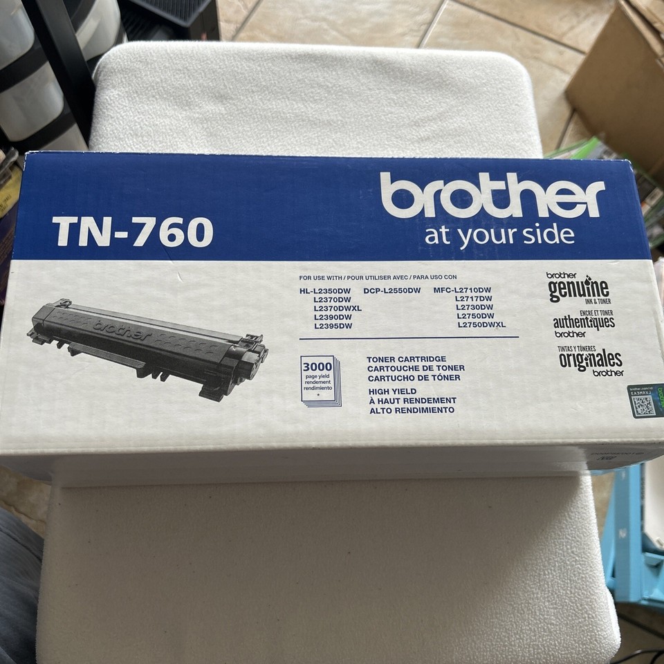 Brother TN-760 Toner Ctg TN-760, Black for Brother MFC-L2710DW ...