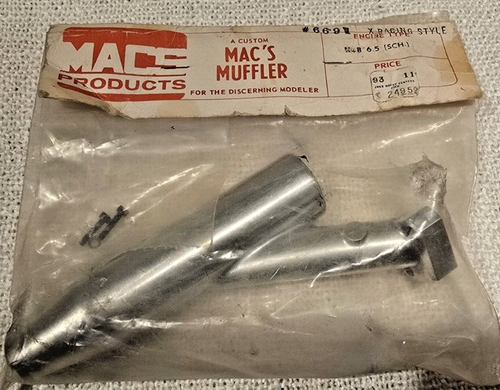 MAC'S MUFFLER #669 X RACING STYLE K&B 65 MUFFLER ESTATE SALE NO RESERVE ...