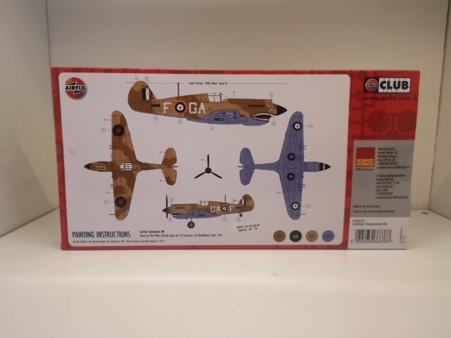 AIRFIX CURTISS TOMAHAWK 11B 1:72 NEW Starter Set With Paints Brush ...