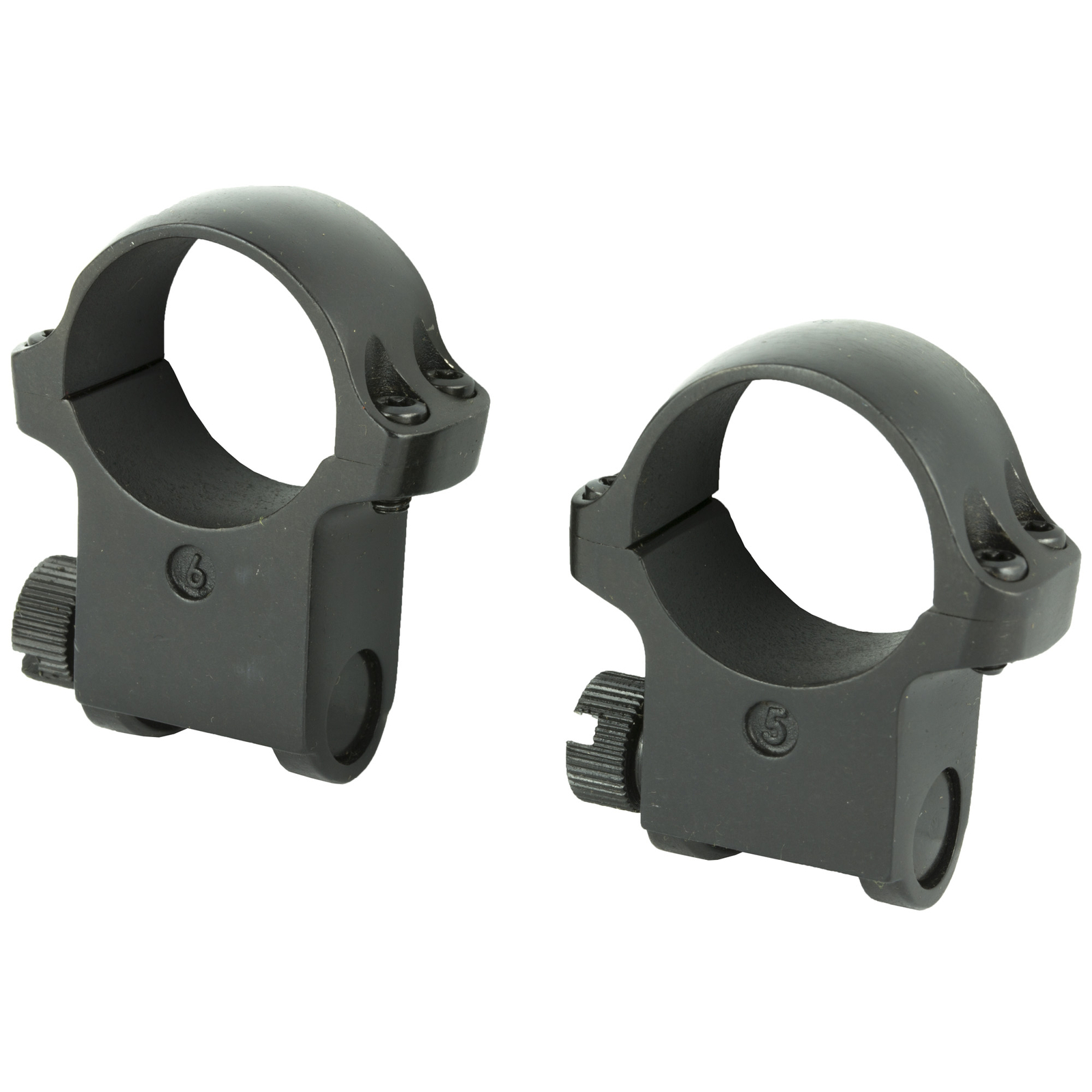 Ruger M77 Rifle Scope Ring Set 1 High Matte Black Finish for Precision ...