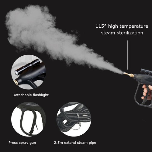 2600W High Temp Steam Cleaner Handheld Kitchen High Pressure Cleaning ...