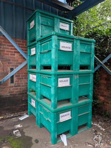 Used Taurus Type 800 Solid Green Plastic Dolav with Lid Euro Size | eBay UK