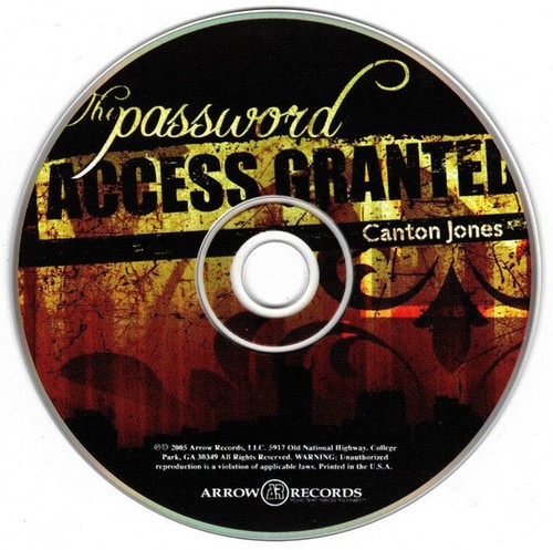 Canton Jones - The Password: Access Granted (CD, Album) (Very Good Plus ...