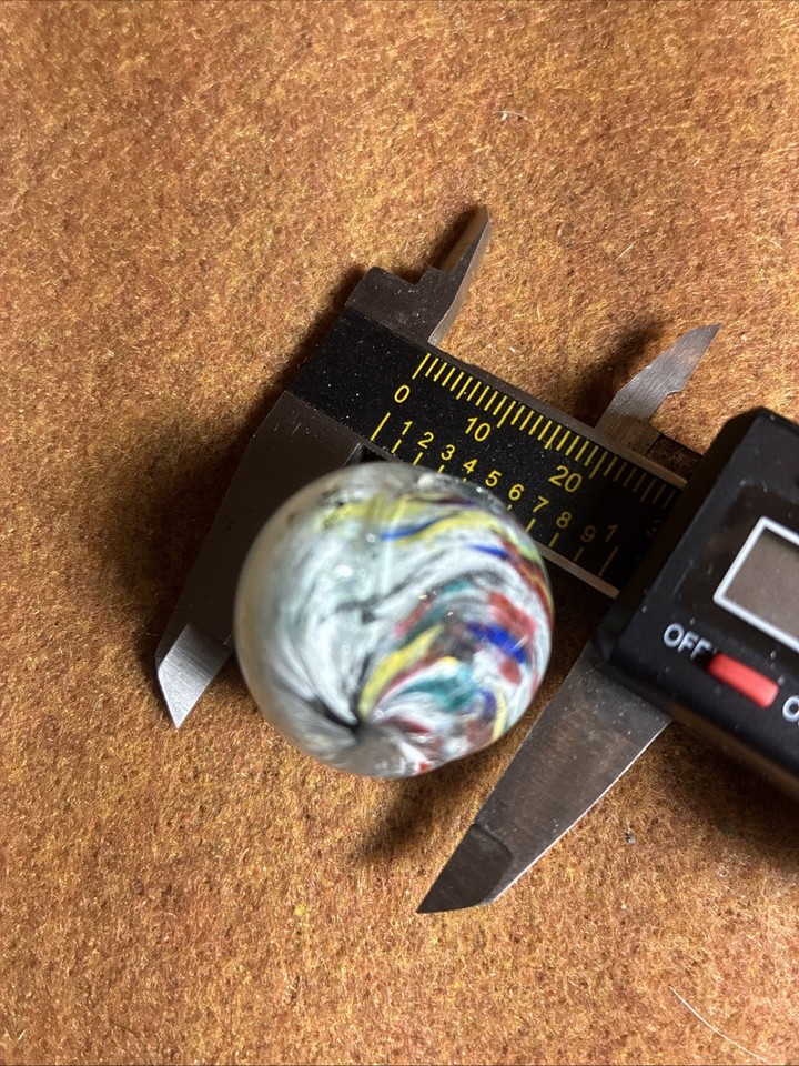 OUTSTANDING GERMAN Onion Skin Marble 15/16” German Multi Color Onion ...