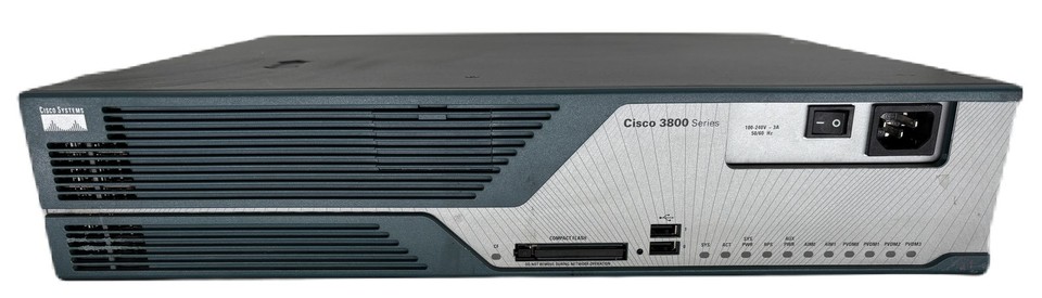 Cisco 3825 Integrated Services Router 1Gbps Enterprise Rack Mount | eBay