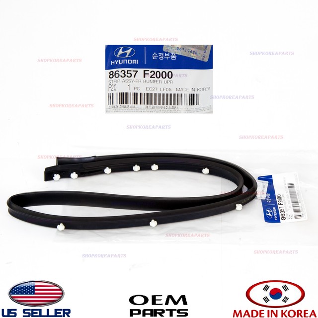 Hyundai OEM 17-18 Elantra Front Bumper Grille Grill-seal Strip ...