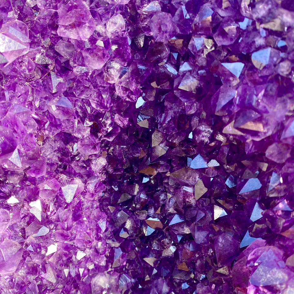 32.76LB Restoration of Natural Amethyst Cave Quartz Cluster Crystal ...