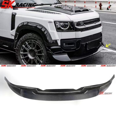 For Land Rover Defender 90 110 2020+ Front Lip Spoiler Splitter Bumper ...