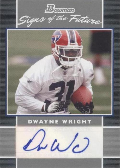 2007 Bowman - Signs of the Future Dwayne Wright #SF-DW (AU, RC) for ...