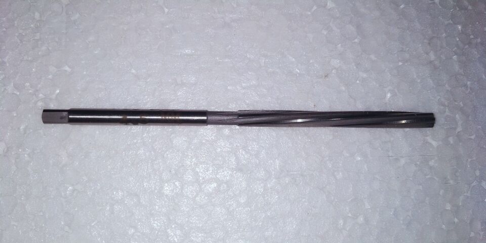 HSS 1-3/16" Parallel Shank Hand Reamer - Cut Edge 5-1/4" - Length 10-7/ ...