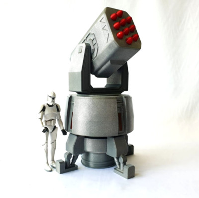CUSTOM SCI FI ACID RAIN MISSILE TURRET #2 for 6 inch (1:12 scale ...