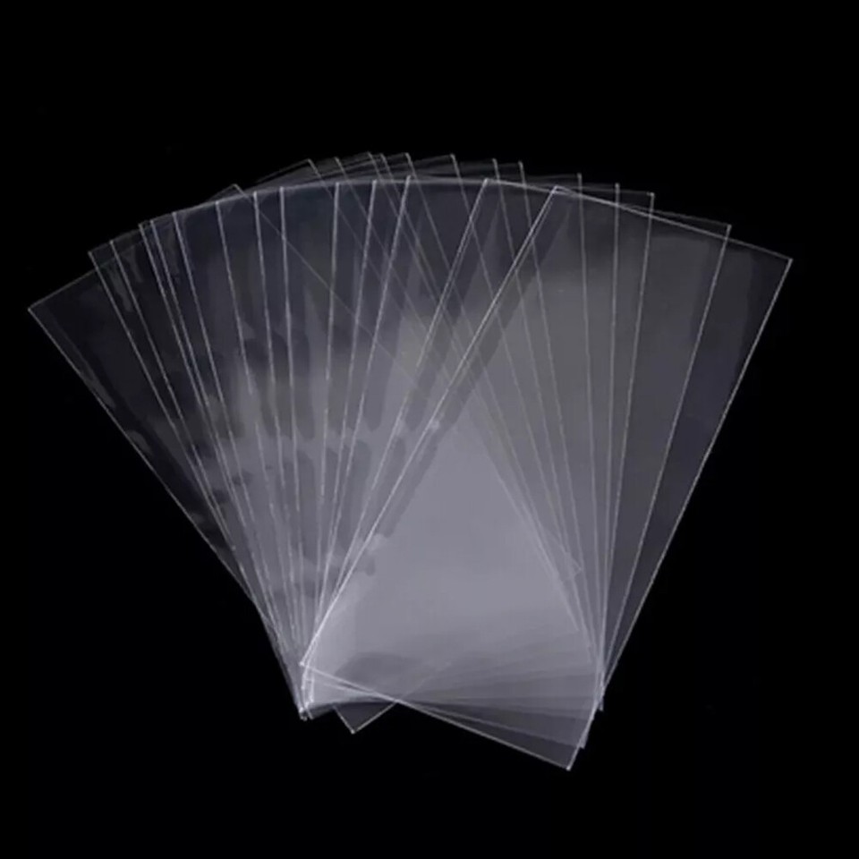 400PC Currency Sleeves Bill Holder Plastic Paper Money Holders for ...
