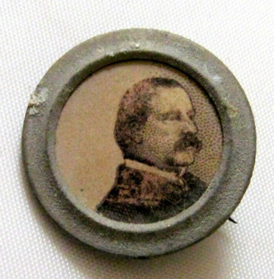 Old 1888 GROVER CLEVELAND Campaign Presidential Political PIN BUTTON | eBay