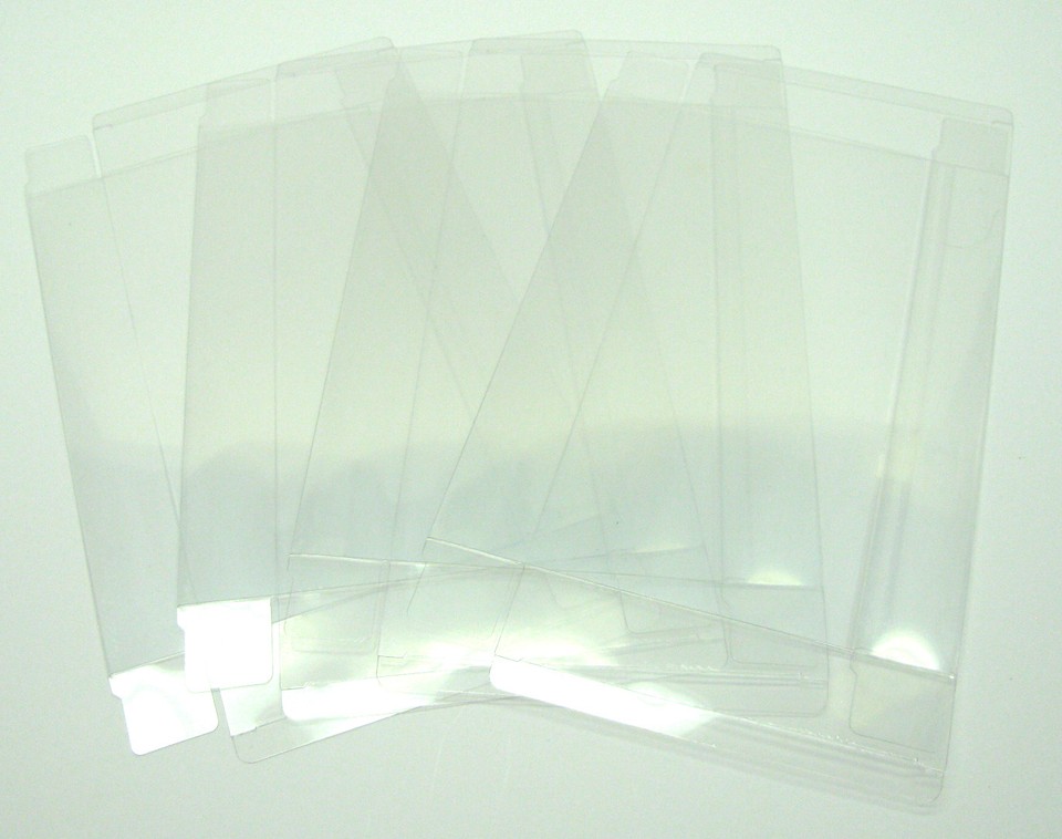 25x VHS MOVIE LARGE CLAMSHELL (SIZE C) CLEAR PLASTIC PROTECTIVE BOX ...