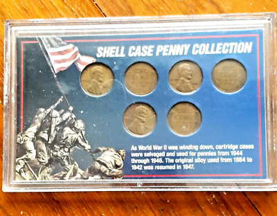 WWWII Shell Case Penny Collection 1944,1945,1946D Valuable! | eBay