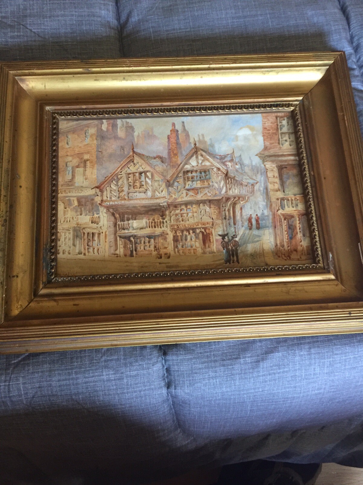 Antique Watercolor J W W Monogram for Thomas William Ward | eBay