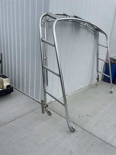 84 Sea Ray 340 Sedan Bridge Boat aluminum radar arch tower frame | eBay