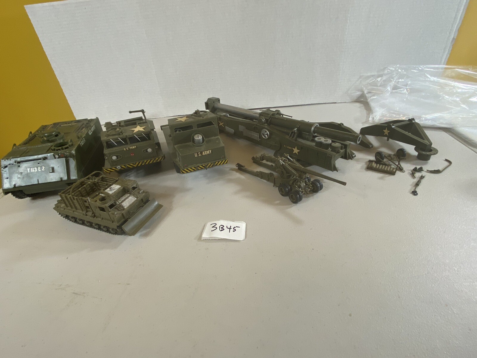 U.S. army models tanks, cannons, & trucks lot military boat 3B45 | eBay