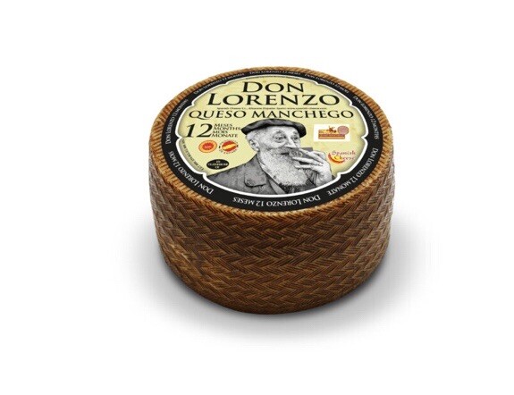 Manchego Don Lorenzo DOP Original cheese aged 12Months Whole Wheel of 6 ...