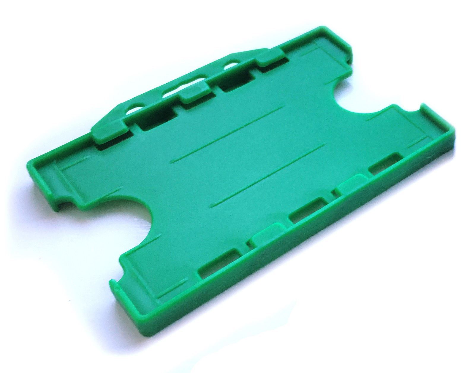 Double Sided Plastic Rigid ID Card Holder ID Badge Holder Free POSTAGE ...