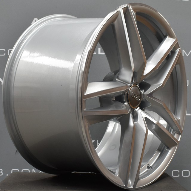 Set Genuine Audi R8 19" Inch V8/v10 5 Twin Spoke Matt Black Alloy ...