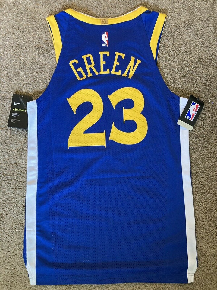$200 Authentic Nike NBA Golden State Warriors Draymond Green Sewn ...