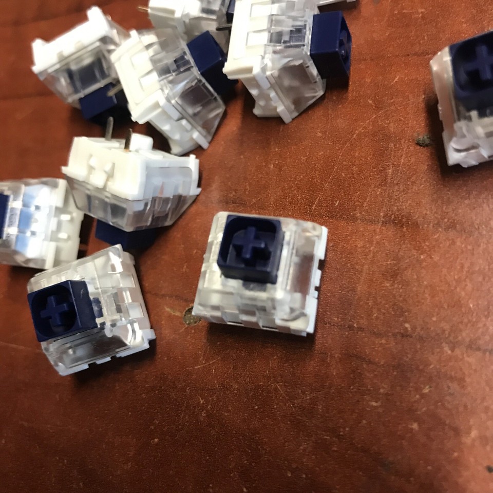10x Kailh Box Switch Navy RGB SMD for Mechanical Gaming Keyboard 2 pin ...