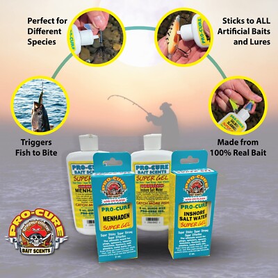 Pro Cure Super Gel – 2oz Bottle - Additive For Lures - Made From Real ...