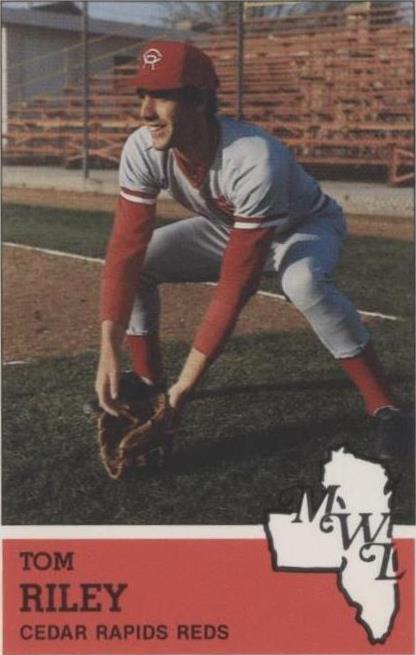 1983 Fritsch Midwest League Stars of Tomorrow - Tom Riley #155 (RC) for ...