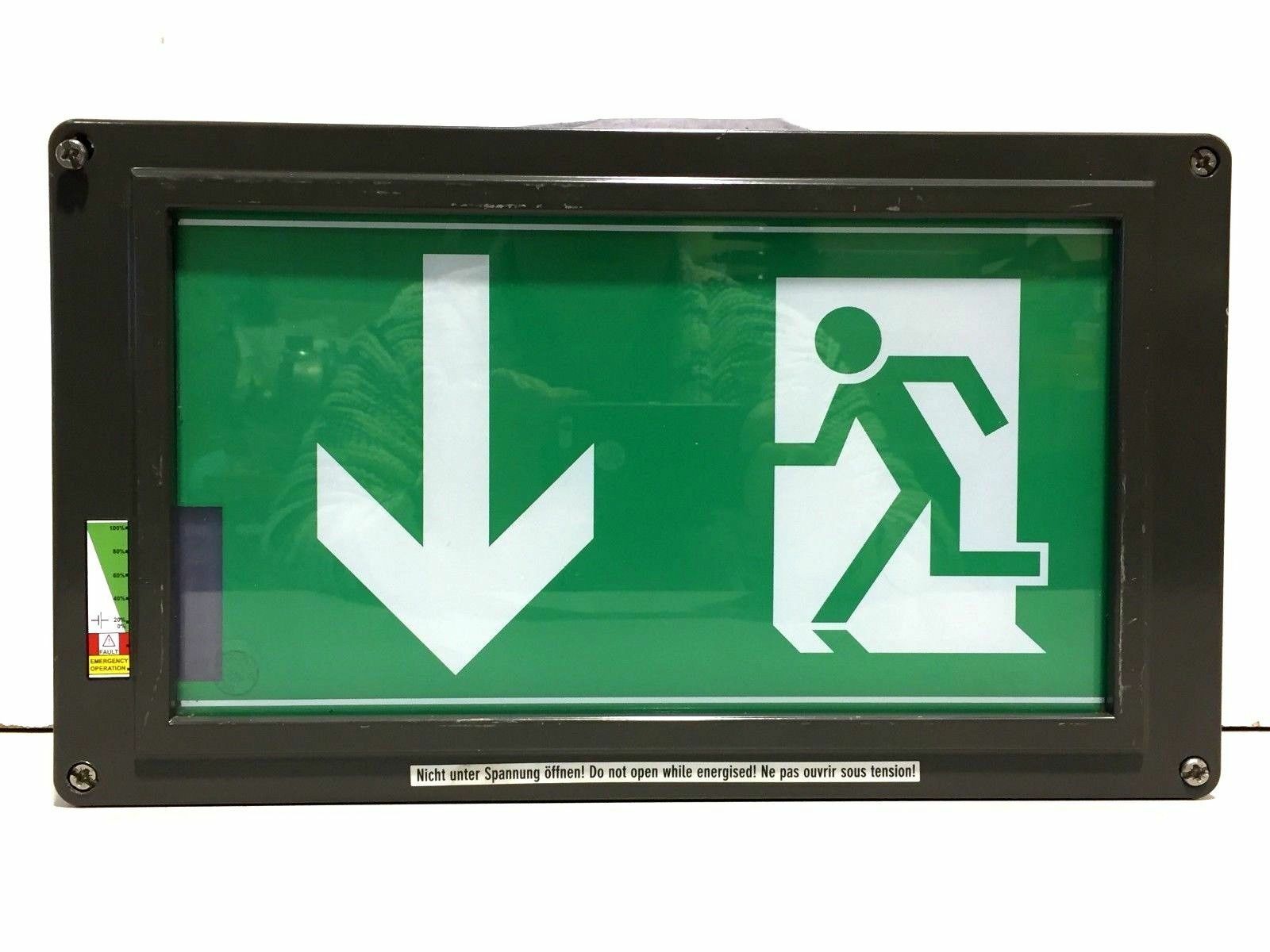 CEAG EX-Lite N (Neutral) Emergency Exit Light 277V AC 50Hz 250V DC IP66 ...