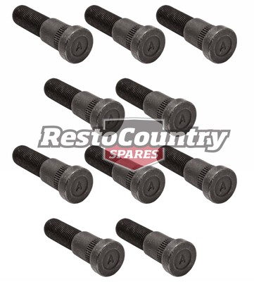 Ford Front Wheel Studs x10 XB XC XE XF XG XH EA EB ED WITH Front Disc ...