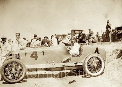 1920s era photo Negative RACE CAR DAPPER Driver BOW TIE Board Track ...