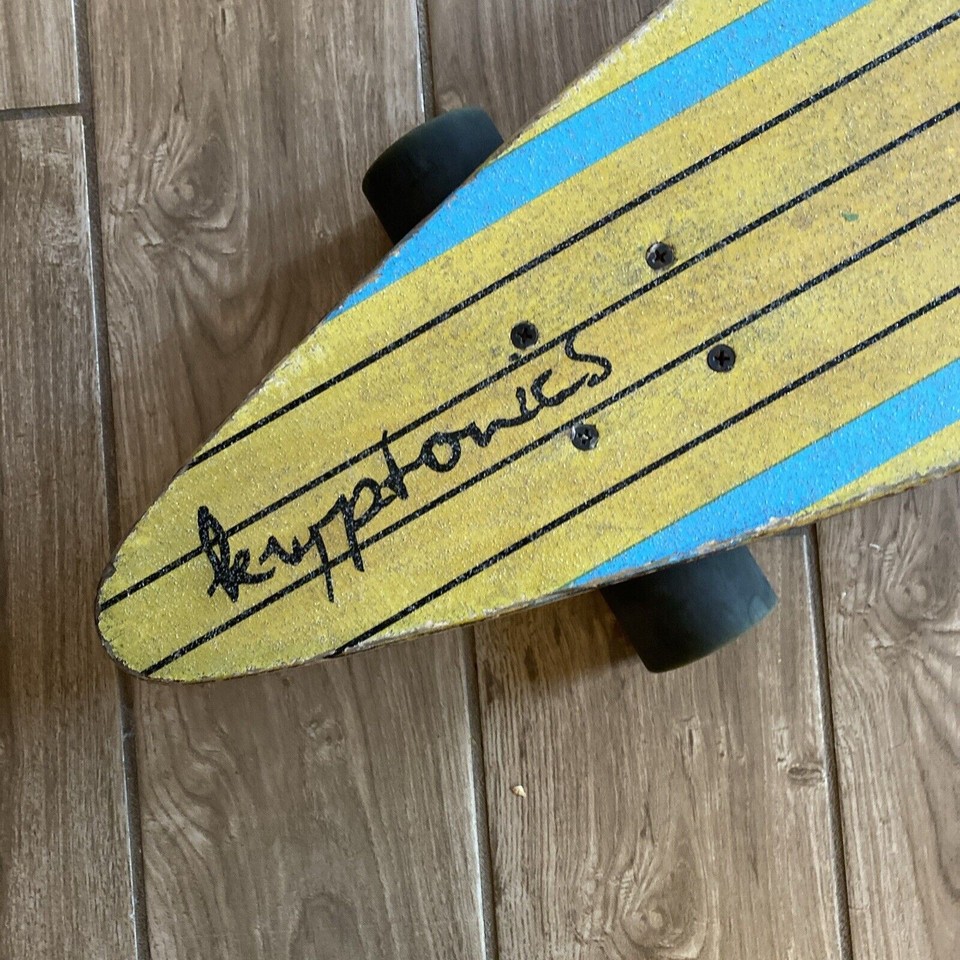 Vintage Kryptonics Longboard 36”Skateboard - Super Cool Board | eBay