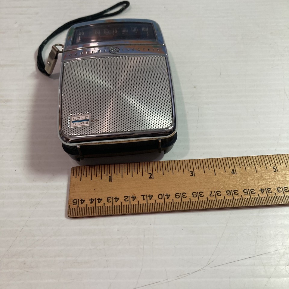 Vintage GE General Electric Solid State Handheld Pocket Radio Tested | eBay