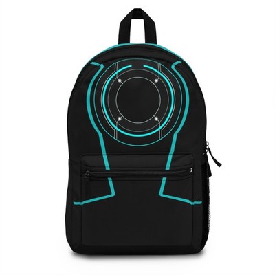 Tron Backpack, Gaming Geek Bag, Identity Disc Design, Virtual World ...