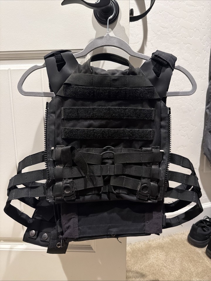 Crye Precision JPC 2.0 Jumpable Black large With Ar Mag X3 Front Flap ...