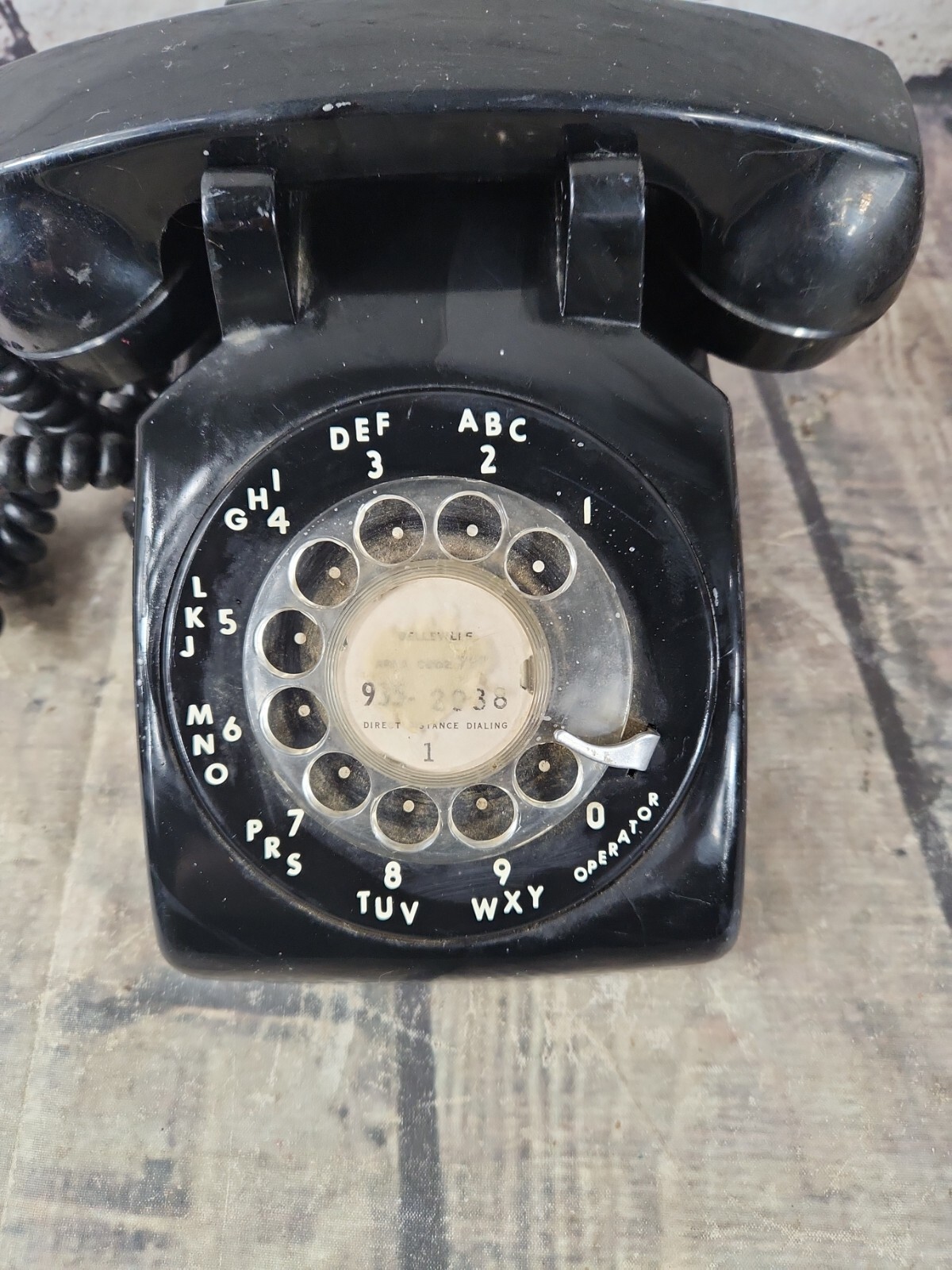 VINTAGE STROMBERG CARLSON NORTHERN TELECOM BLACK ROTARY DESK TOP ...