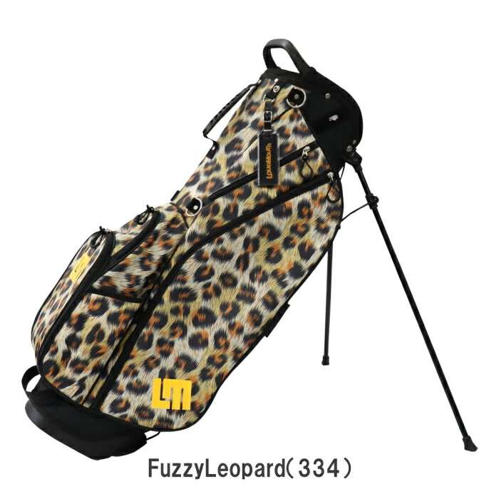 LOUDMOUTH Stand Golf Bag LM-CB0021 Fuzzy Leopard 2.5kg 8.5type 47 inc ...