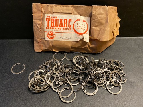 3 Vtg Open Waldes Truarc Retaining Rings Packages in Original Packages ...
