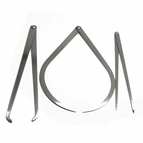 Firm Joint Caliper 10" 3pc Set Inside/Outside/Divider Measuring Devices ...