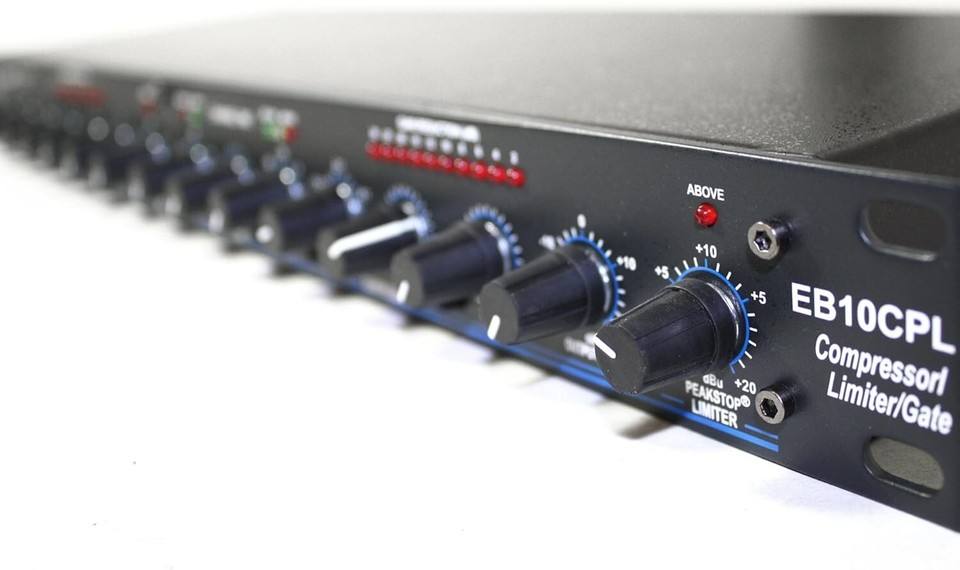 EMB Professional EB10CPL Compressor/Gate, XLR & TRS Inputs, PeakStop+ ...