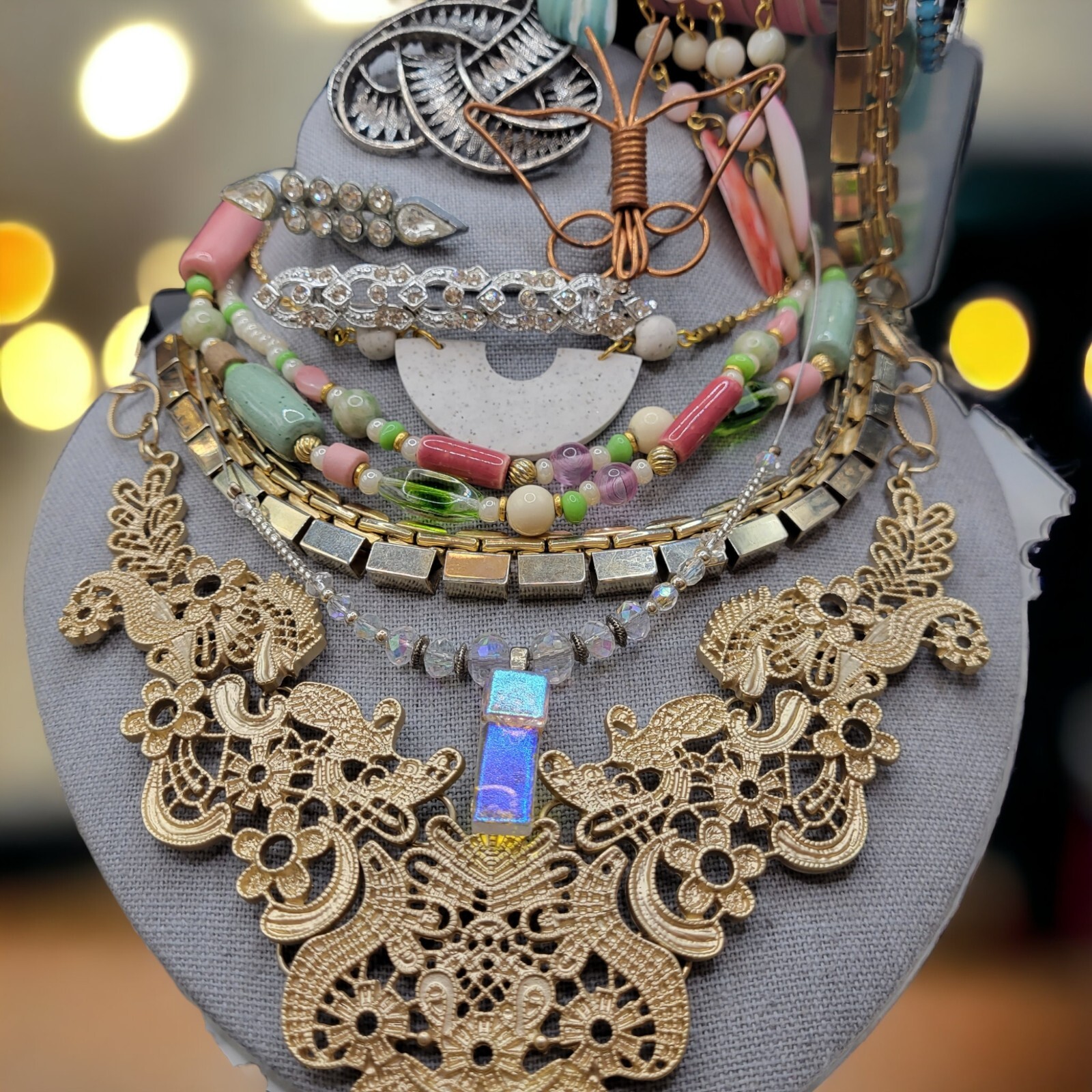 Mod Fashion Jewelry Long